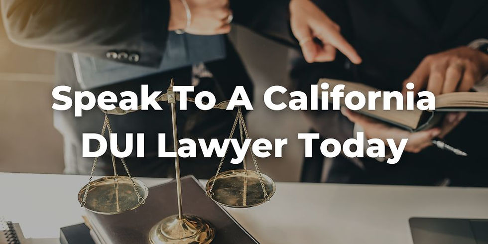 What Is The Punishment For First DUI In California?
