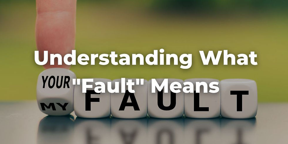 What Does At Fault Mean In Car Accident Law?