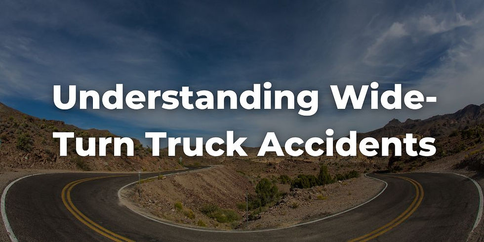 Who's At Fault In Wide Turn Accidents In Texas?