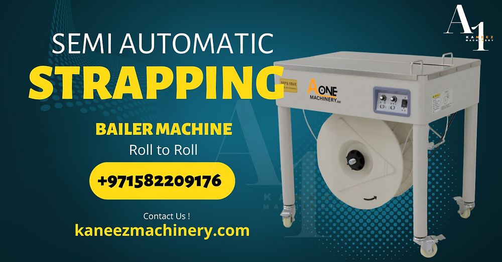 Semi Auto Strapping Bailer machine Dubai UAE