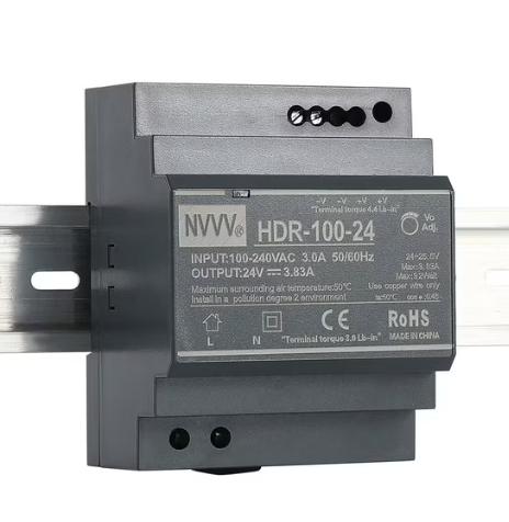 Mean Well HDR-100-24 Ultra-Slim DIN Rail Power Supply