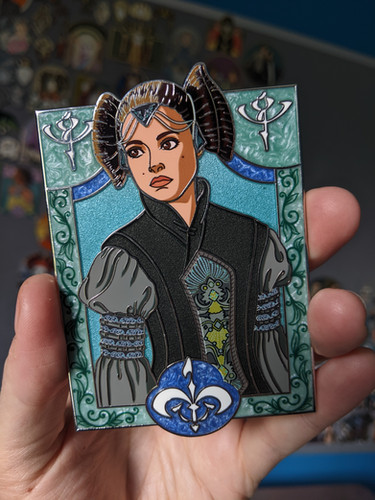 Packing Gown Hard Enamel Pin | Eveille Cosplay