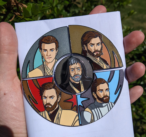 Obi-Wan Pin Hard Enamel Pin Set | Eveille Cosplay