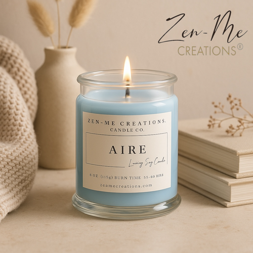 AIRE LUXURY SOY CANDLE | Zen-Me Creations