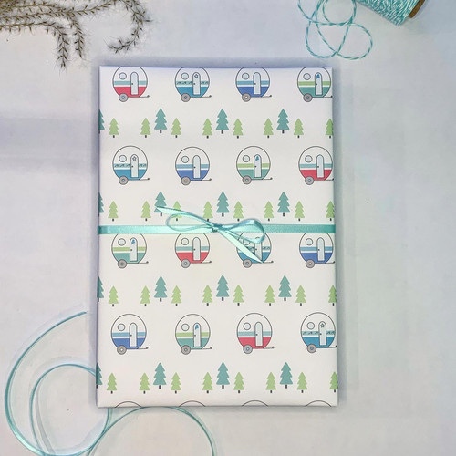 Camper Wrapping Paper | new-lolaarts
