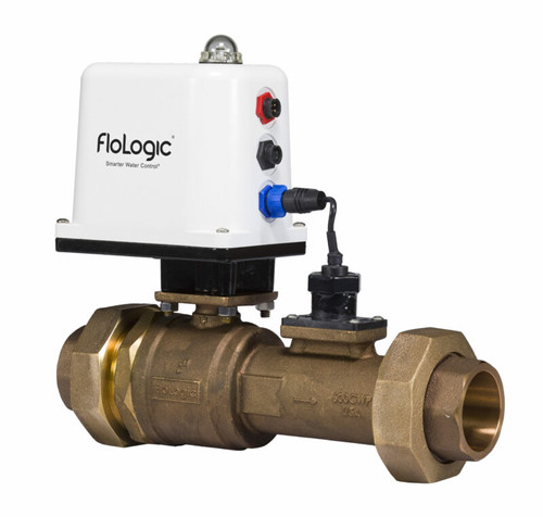 FloLogic 2-Inch Leak Detection & Auto Water Shutoff System | Safe Home Management