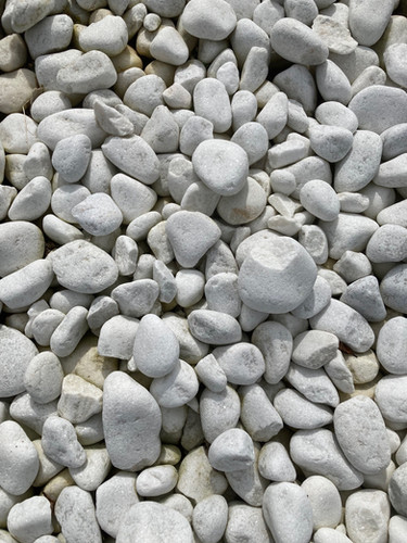 White cobbles 40-70mm | Kelly Landscape & St