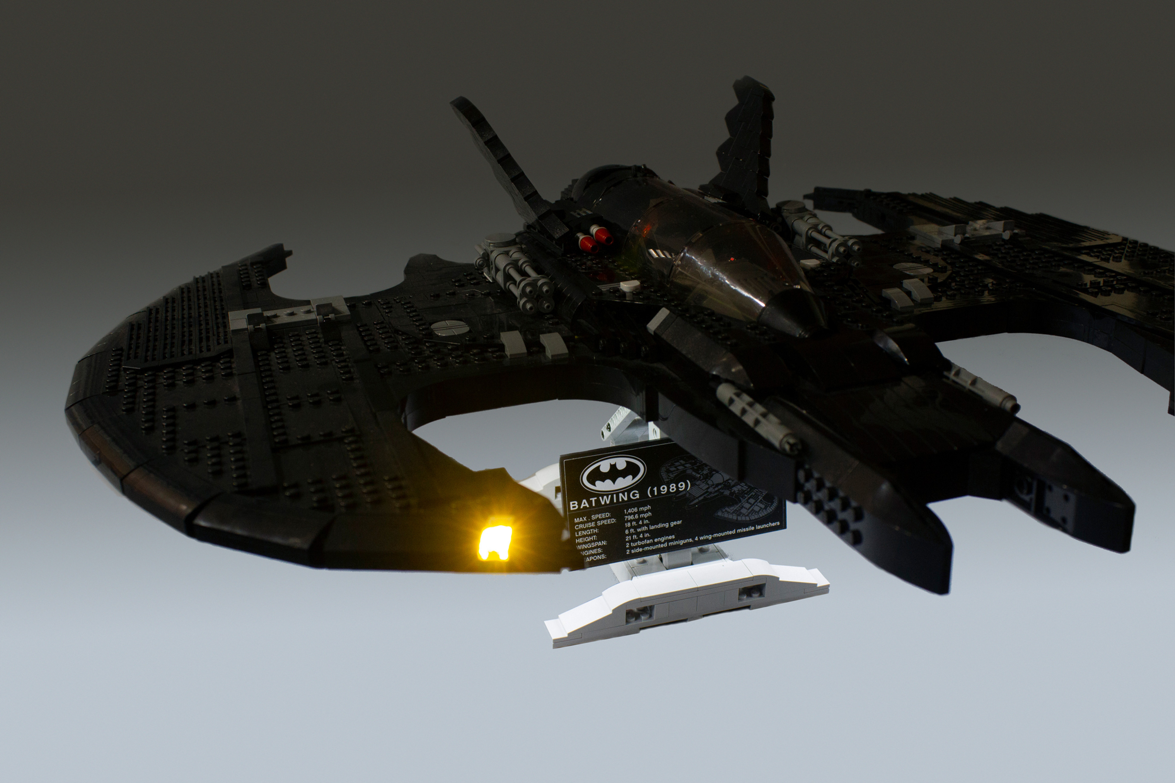 The BatwingThis Lego Batwing was a commission for a client where I ...