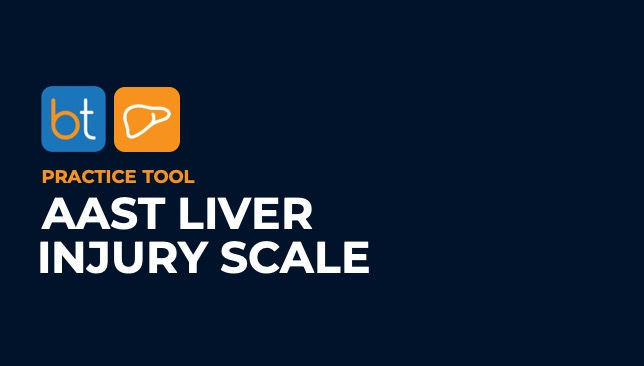 AAST Liver Injury Scale Grading