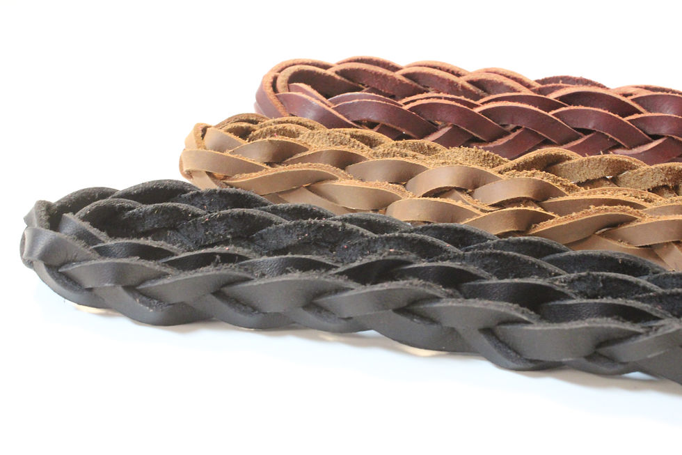 3 Strand Braid - Sew On - Pair | Homestead Handles