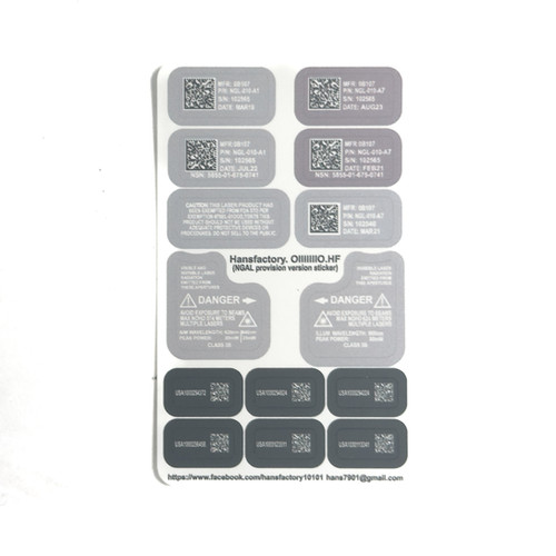 Hans Factory NGAL sticker set (new version) | DEVTSIX