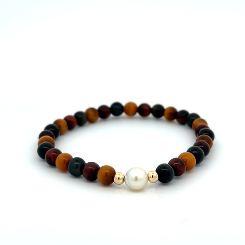 Tiger Eye Bracelet | Liddon Pearls