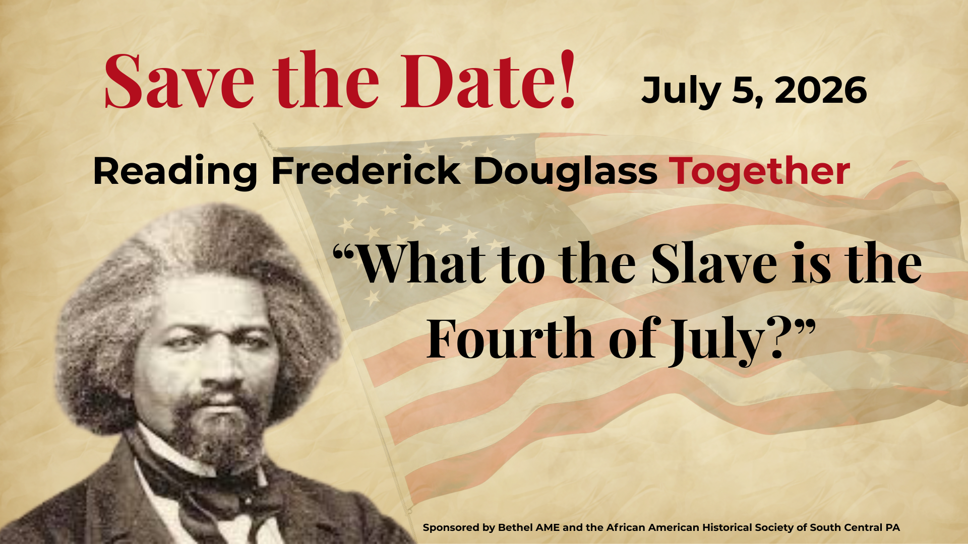 Frederick Douglass Speech Reading | AAHSSCPA