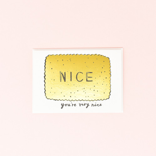 You're Very Nice Card | Perfect English Shop
