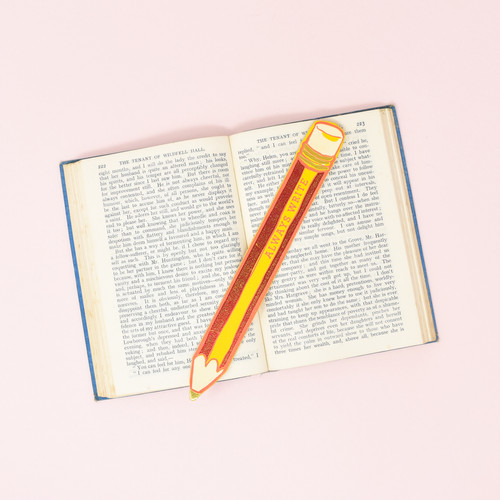 Yellow Pencil Bookmark | Perfect English Shop