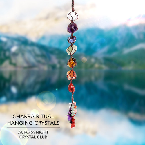 Chakra Ritual Hanging Crystals | theauroranight