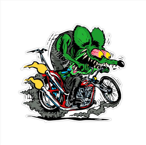 Rat Fink Chopper - 4.2" x 4.5" Long. Awesome Colors. (NEW) | Hillbilly ...