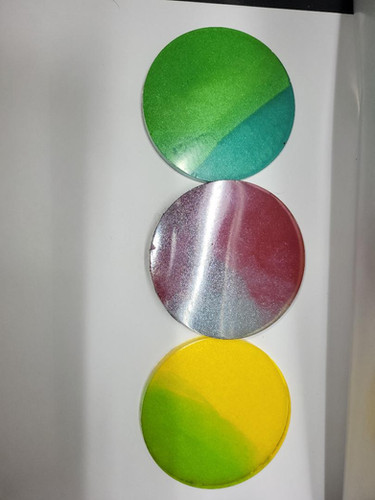 Two toned colored coasters- set of 4 | Sparky's 3D printing