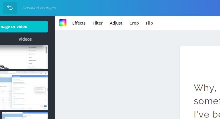 Using Canva - using a template to share client feedback