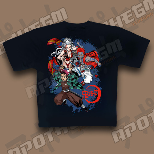 Tanjiro Akaza Daki Demon Slayer T-shirt | Apothegm Clothing