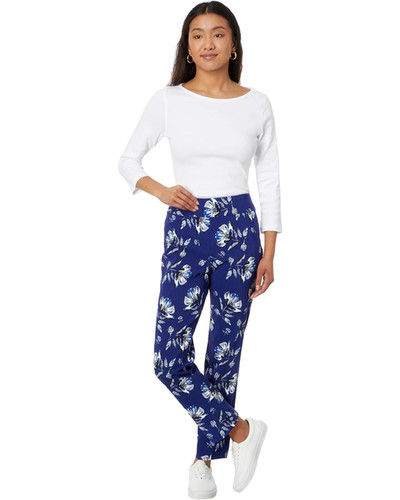 Krazy Larry Blue Flower Pull on Pants | Spoiled Rotten