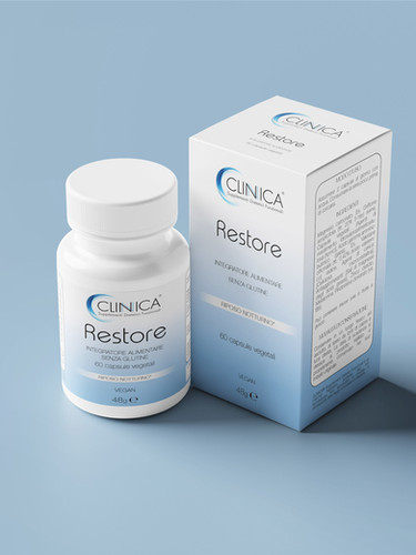 Restore 60 capsule vegetali | CLINICA Supplementi Dietetici Funzionali®