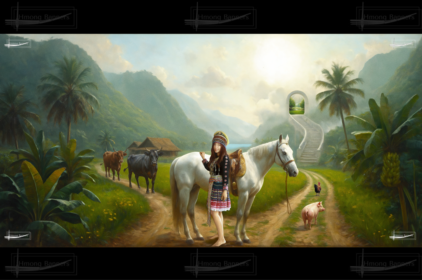 Hmong Banners | Hmong Funeral Banners