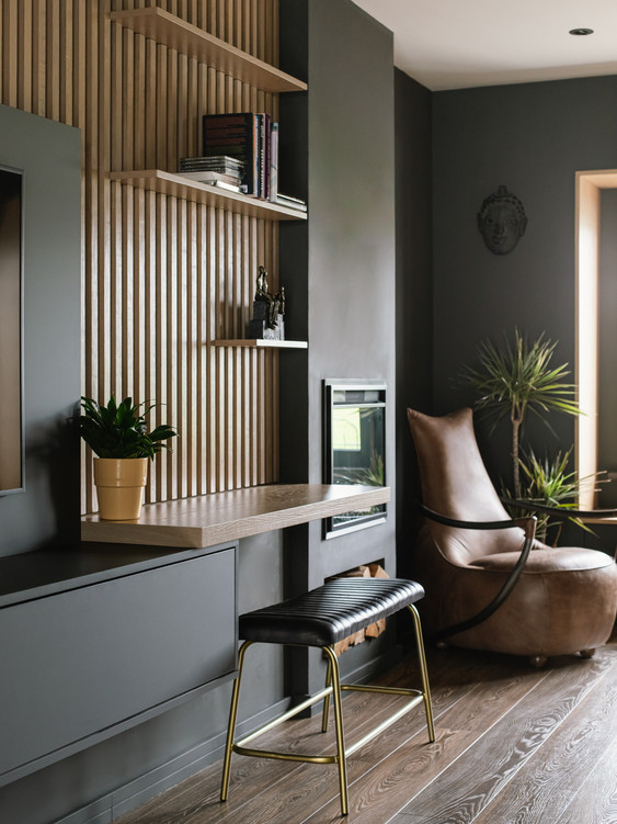 Scandinavian tv unit | Studio84 Kitchens | Newry, Northern Ireland