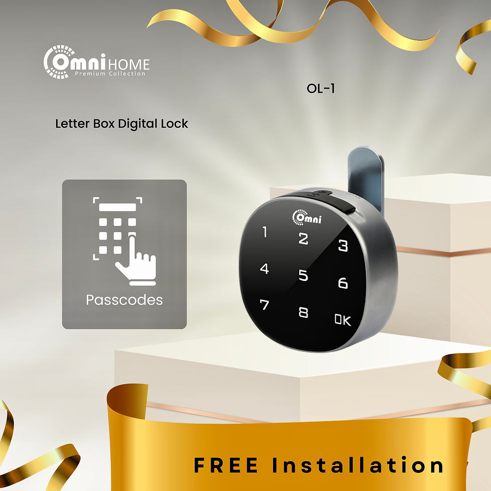 Omni OL-1 Letter Box Digital Lock | Omni Design