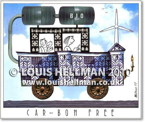 Car-Bon Free | Hellman Cartoons