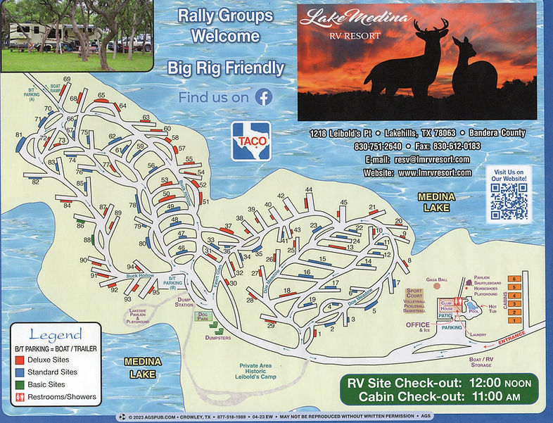 Directions | Lake Medina RV Resort
