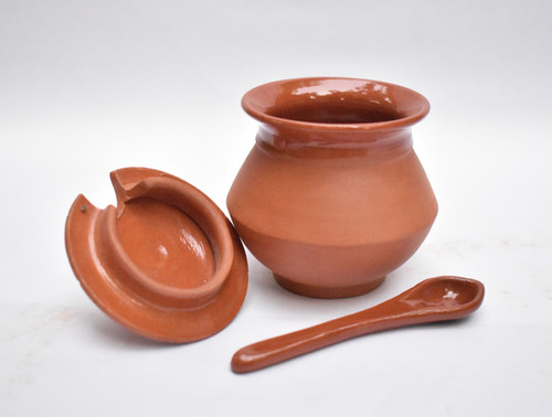 Small Terracotta Salt/Masala Pot | The Artisian