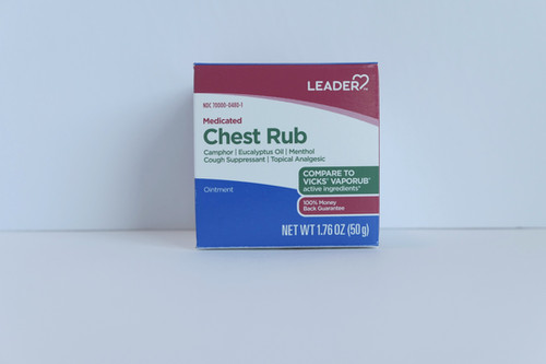 Leader Chest Rub, Medicated | Harbor Town Pharmacy