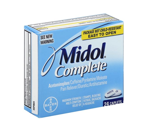 Midol Multi-Symptom Relief, Maximum Strength, Caplets 24 ea | Harbor ...