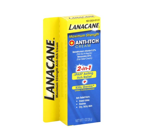 Lanacane Anti-Itch Cream, Maximum Strength 1 oz | Harbor Town Pharmacy