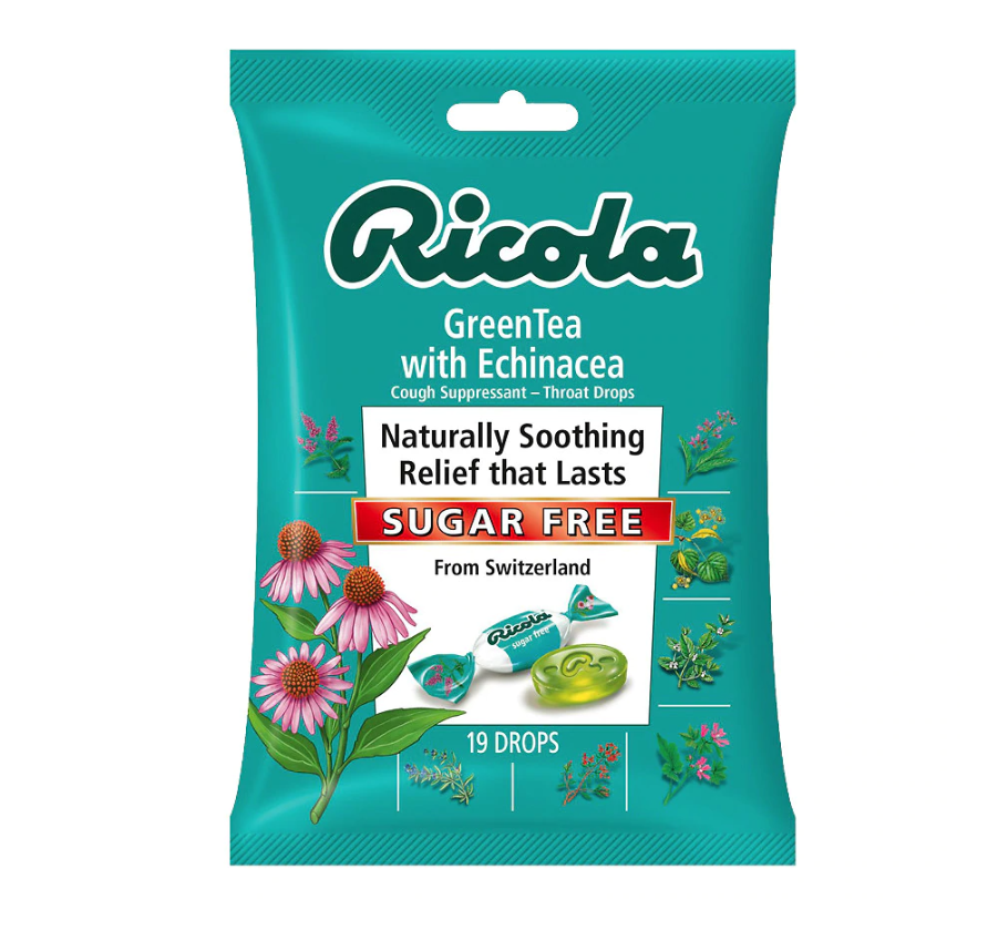 Ricola Green Tea With Echinacea Sugar Free | Harbor Town Pharmacy