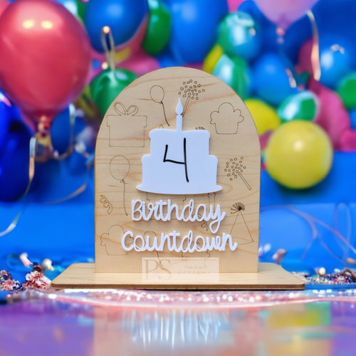 Birthday Countdown | PS Laser Designs