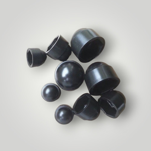Black Domed Hexagon Plastic Bolt Nut Covers Caps | Ktsparts2015