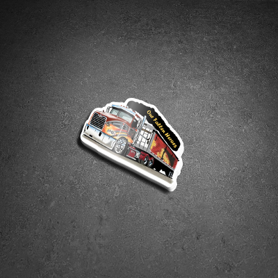 Truck and Trailer Smoke Sticker | Mercier Transport