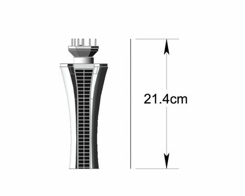 1/400 Scale SFO San Francisco ATC Tower #4030 | model-airport-net
