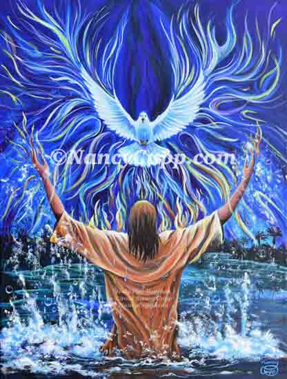 HOLY FIRE BAPTISM | Nancy Cupp Art Studio