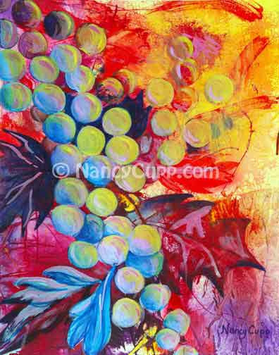 GRAPES ANYONE? | Nancy Cupp Art Studio
