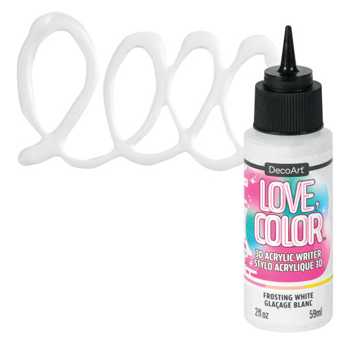 DecoArt Love, Color 3D Writer - Frosting White | My Vxw Site V47dag