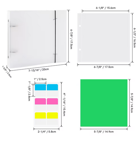 6x6 Stencil Binder with Dividers/Tabs | My Vxw Site V47dag