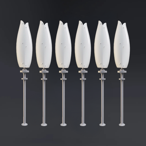 Small Tulip Wind Turbine: Bouquet of 6 (On-Grid) | Flower Turbines