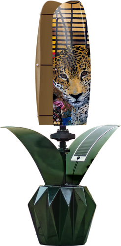 Panther by Asher Jay | Flower Power