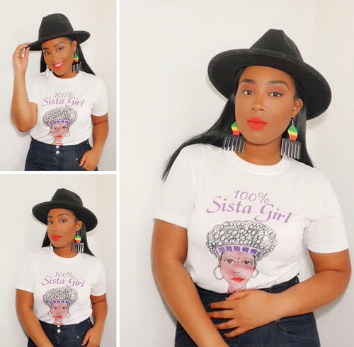 100% Sista Girl T-shirt | Sista Girl Cards