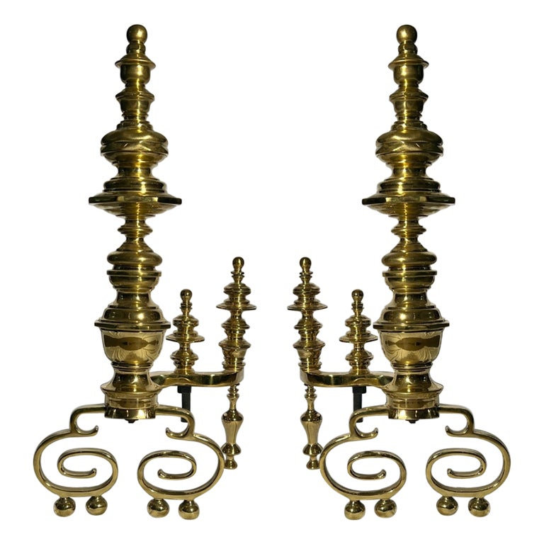 pair-antique-english-solid-brass-andirons-circa-1850-1870