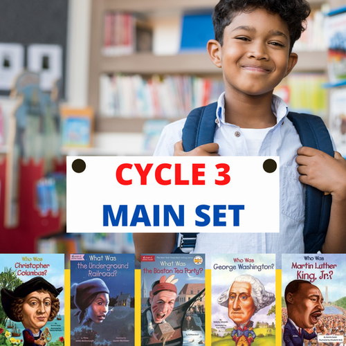 Cycle 3 MAIN SET (24 "Who Was" Books) | Colby Books