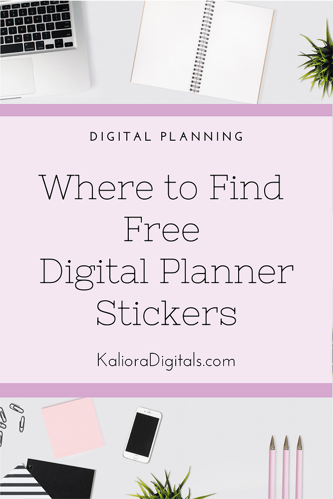 Best Places to Get Free Digital Stickers for your Planner